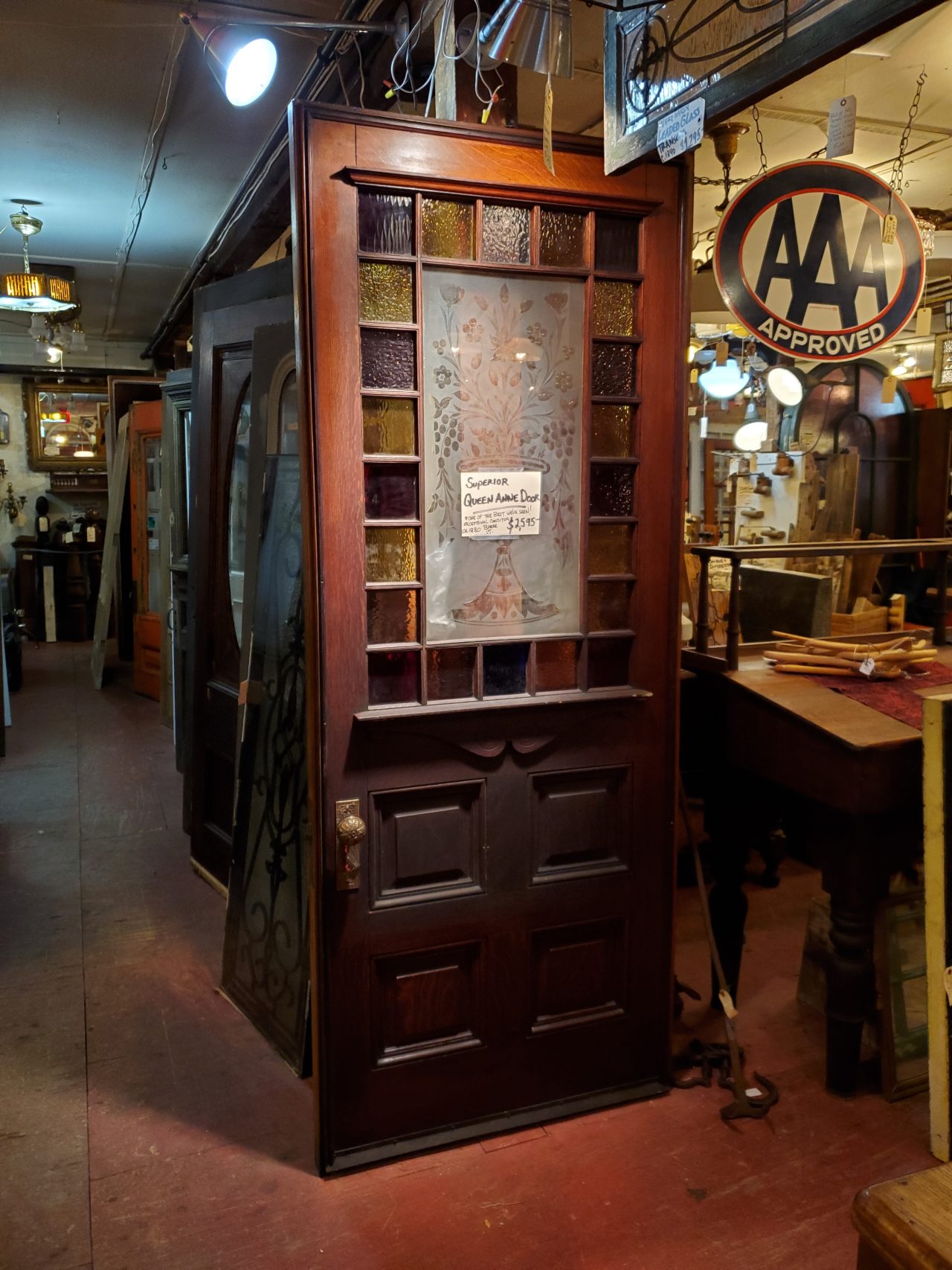 Queen Anne Entry Door m—SOLD | GreatSalvage.com